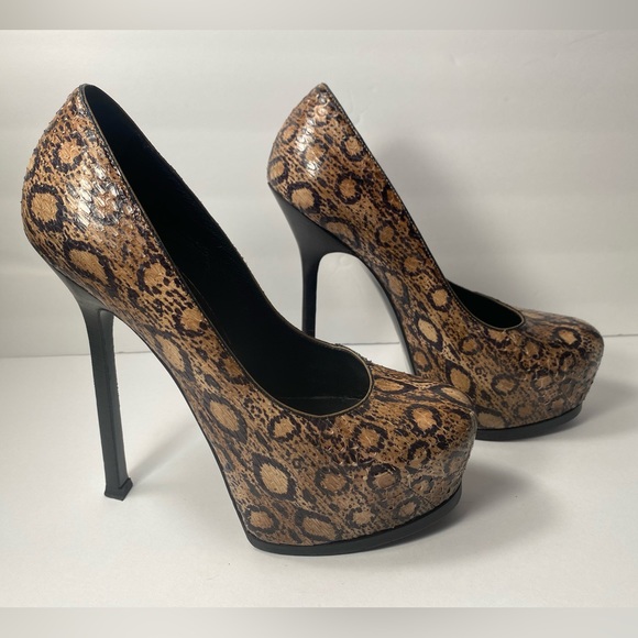 Yves Saint Laurent | Shoes | Ysl Yves Saint Laurent Tribtoo Snakeskin ...